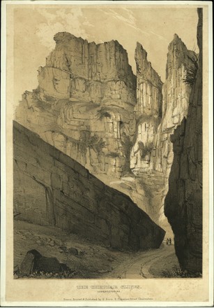 Illustration Cheddar Gorge Mendip Hills Somerset Editorial Stock Photo ...