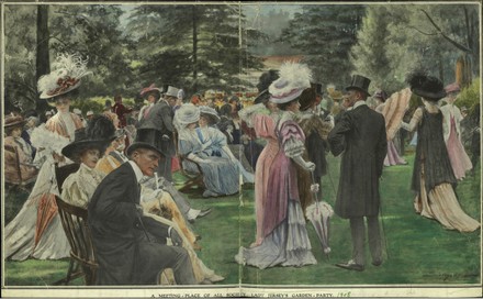 Gathering Lady Jerseys Garden Party United Editorial Stock Photo ...
