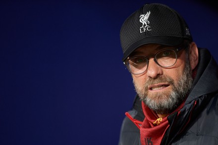 Jurgen Klopp Head Coach Sitting On Editorial Stock Photo - Stock Image ...