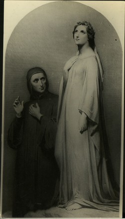 Portrait Dante Alighieri Beatrice Italy 1900 Editorial Stock Photo ...