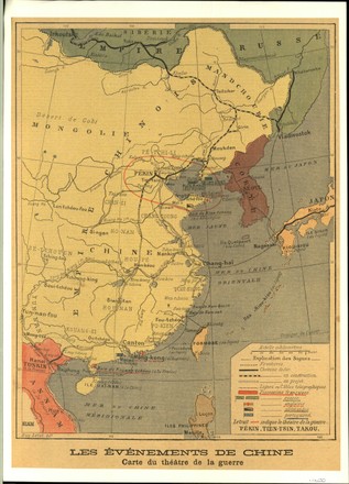 Chinese War Theater Map During Boxer Editorial Stock Photo - Stock ...