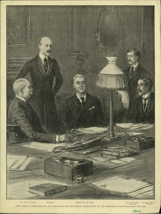 Lord Eshers Commission Reform War Meeting Editorial Stock Photo - Stock ...