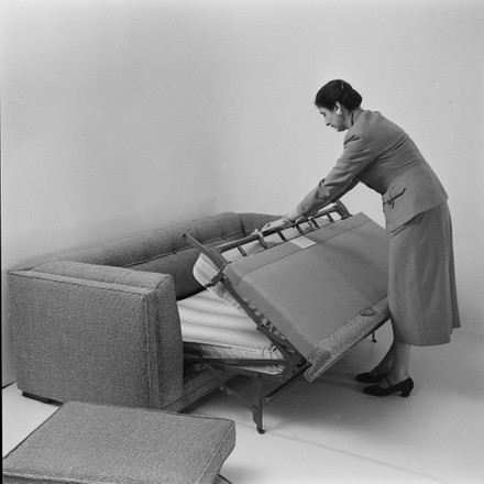 Freda Diamond Folding Sofa She Designed Editorial Stock Photo - Stock ...