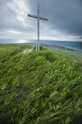 Inuit Burial Ground Grave Site Bering Editorial Stock Photo - Stock ...