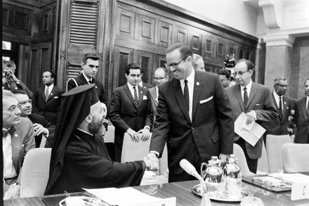 Archbishop Makarios Attending Belgrade Conference September Editorial ...