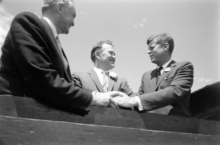 John F Kennedy Holding Hands Stuart Editorial Stock Photo - Stock Image ...