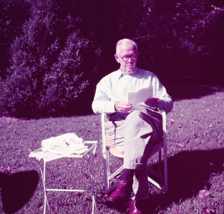 Secretary State George Marshall Reading Letters Editorial Stock Photo ...