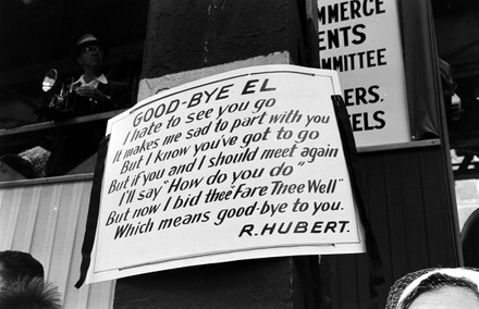 Poster Displaying During Celebration Say Goodbye Editorial Stock Photo ...