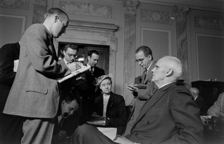 Senator Arthur Watkins Appearing Before Mccarthy Editorial Stock Photo ...
