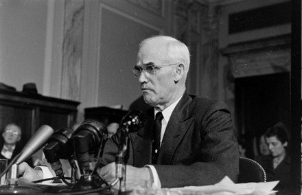 Senator Arthur Watkins Appearing Before Mccarthy Editorial Stock Photo ...