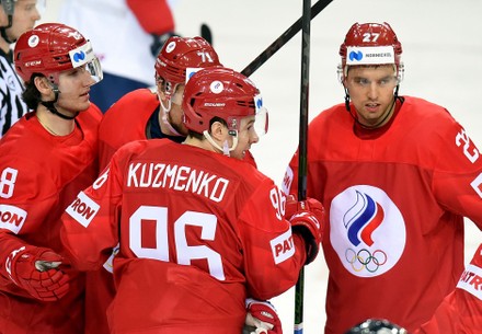 Russias Andrei Kuzmenko 2nd R Celebrates Editorial Stock Photo - Stock ...