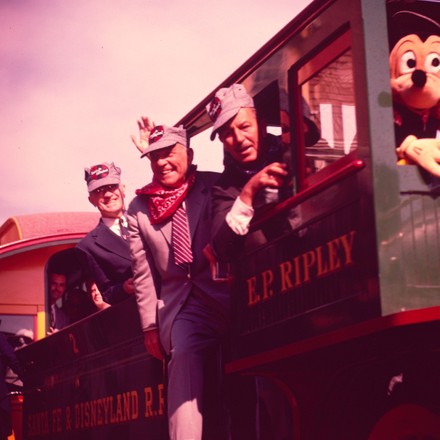 Men Riding Train Car Disneyland Anaheim Editorial Stock Photo - Stock ...