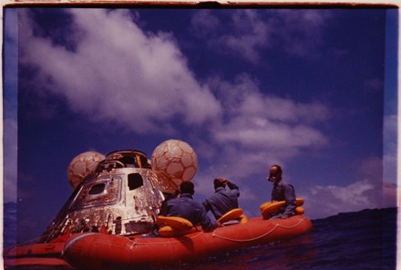 Space Pod Floating Ocean After Apollo Editorial Stock Photo - Stock ...