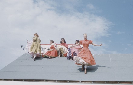 Dancing Scene During Filming Carousel Maine Editorial Stock Photo ...