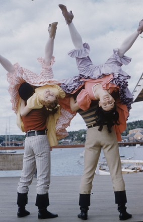 Dancing Scene During Filming Carousel Maine Editorial Stock Photo ...
