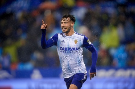 Javi Puado Real Zaragoza Celebrates After Editorial Stock Photo - Stock ...