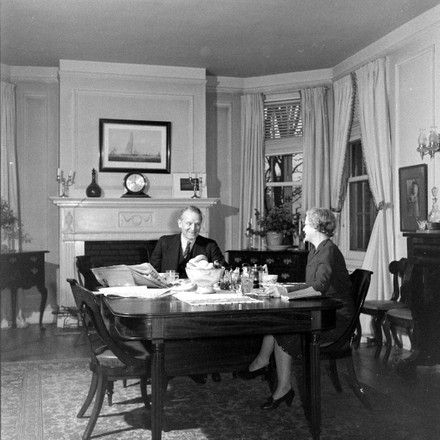 Admiral Emory Scott Land Looking Miniature Editorial Stock Photo ...