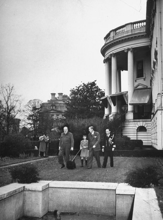 British Prime Minister Winston Churchill Roosevelts Editorial Stock ...
