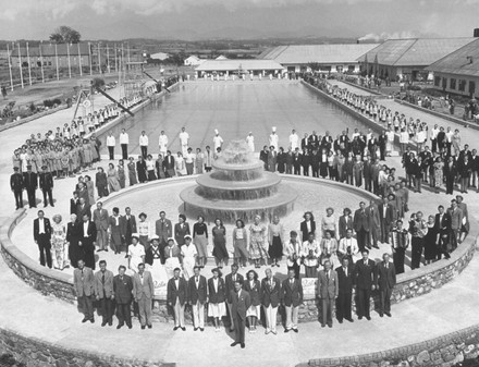 People Crowd Formation Pwllheli Wales 1949 Editorial Stock Photo ...