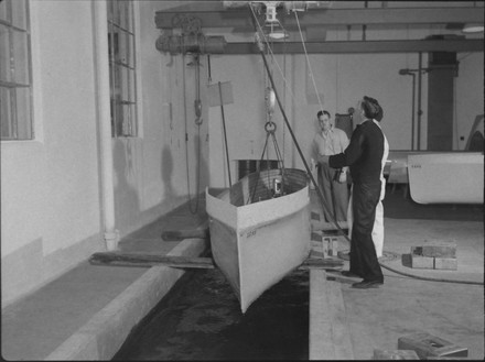 Personnel Testing Boat On Test Basin Editorial Stock Photo - Stock ...