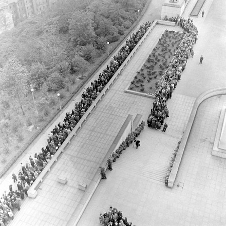 Aerial View People Attending Edvard Benes Editorial Stock Photo - Stock ...