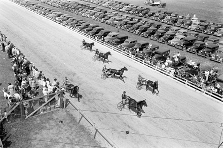 People Watching Harness Racing La Porte Editorial Stock Photo - Stock ...