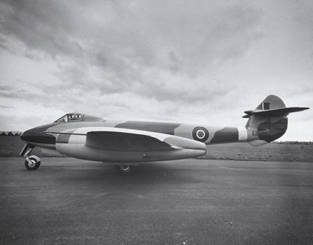 First British Jet Fighter Gloster Meteor Editorial Stock Photo - Stock ...