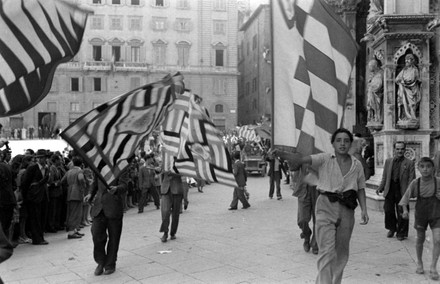 People Gathering Street During World War Editorial Stock Photo - Stock ...