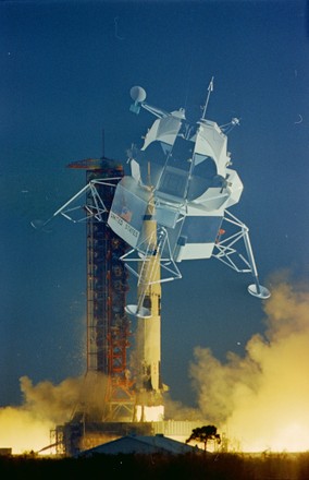 Saturn V Liftingoff March 1963 Editorial Stock Photo - Stock Image ...