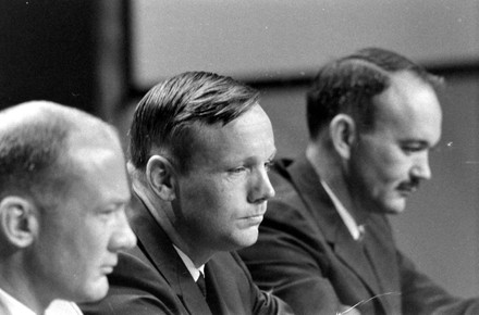 Buzz Aldrin Neil Armstrong Michael Collins Editorial Stock Photo ...
