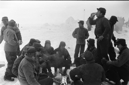 United States Navy Gathering On Bonfire Editorial Stock Photo - Stock ...
