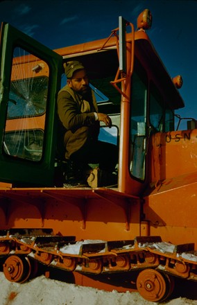 Man Operating Bulldozer 1956 Editorial Stock Photo - Stock Image ...