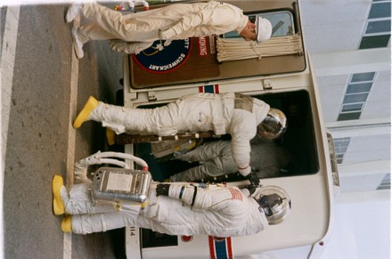 Apollo 9 Astronauts Entering Vehicle Cape Editorial Stock Photo - Stock ...