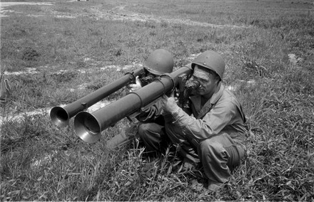 Soldiers Carrying Rocketpropelled Grenade Military Base Editorial Stock ...