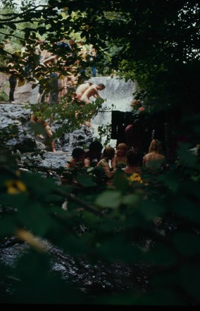 People Bathing Waterfall Bethel New York Editorial Stock Photo - Stock ...