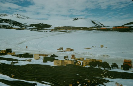 Vehicles Wooden Crates Snow During Operation Editorial Stock Photo ...