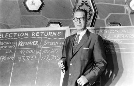 American Politician Estes Kefauver Speaking On Editorial Stock Photo ...
