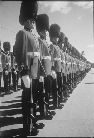 Soldiers Standing Formation During Queen Elizabeth Editorial Stock ...