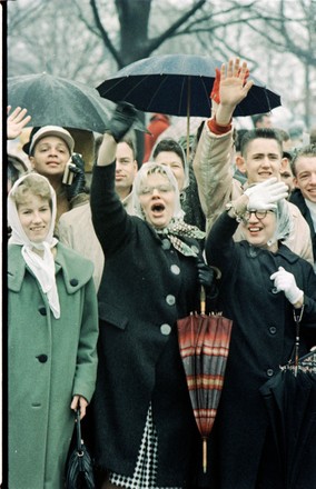 Crowd Cheering During Parade Astronaut John Editorial Stock Photo ...
