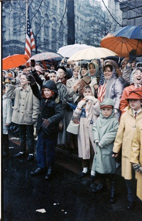 Crowd Cheering During Parade Astronaut John Editorial Stock Photo ...