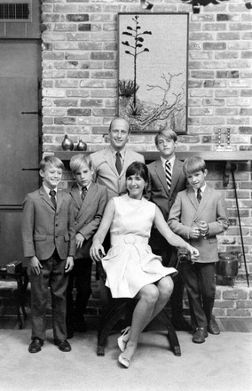 Portrait Astronaut Pete Conrad His Family Editorial Stock Photo - Stock ...