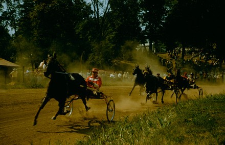 Men Participating Harness Racing Roosevelt Raceway Editorial Stock ...
