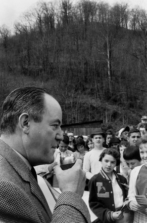 Hubert Humphrey Giving Speech During Campaign Editorial Stock Photo ...