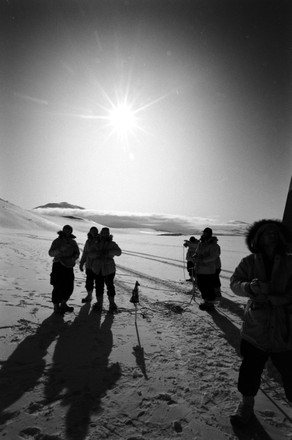 Men Lifting Tank Sea Antarctica 1964 Editorial Stock Photo - Stock ...