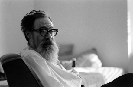 American Poet John Berryman Sitting His Editorial Stock Photo - Stock ...