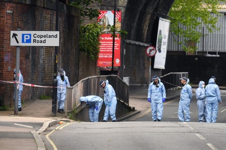 Peckham shooting scene, London, UK - 24 May 2021 Stock Pictures ...