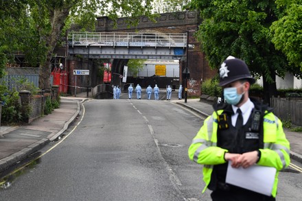 Peckham shooting scene, London, UK - 24 May 2021 Stock Pictures ...