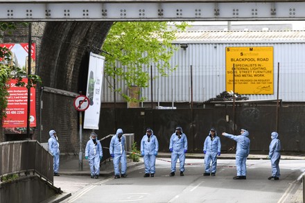 Peckham shooting scene, London, UK - 24 May 2021 Stock Pictures ...
