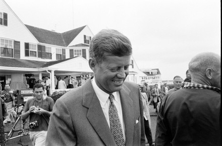 Senator John Fitzgerald Kennedy Walking On Editorial Stock Photo ...