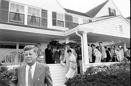 Senator John Fitzgerald Kennedy Standing Next Editorial Stock Photo ...